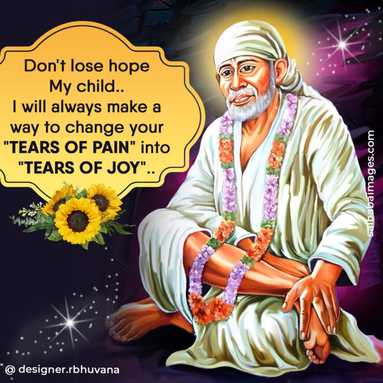 70+ Sai Baba Blessing Quotes Images For Free Download