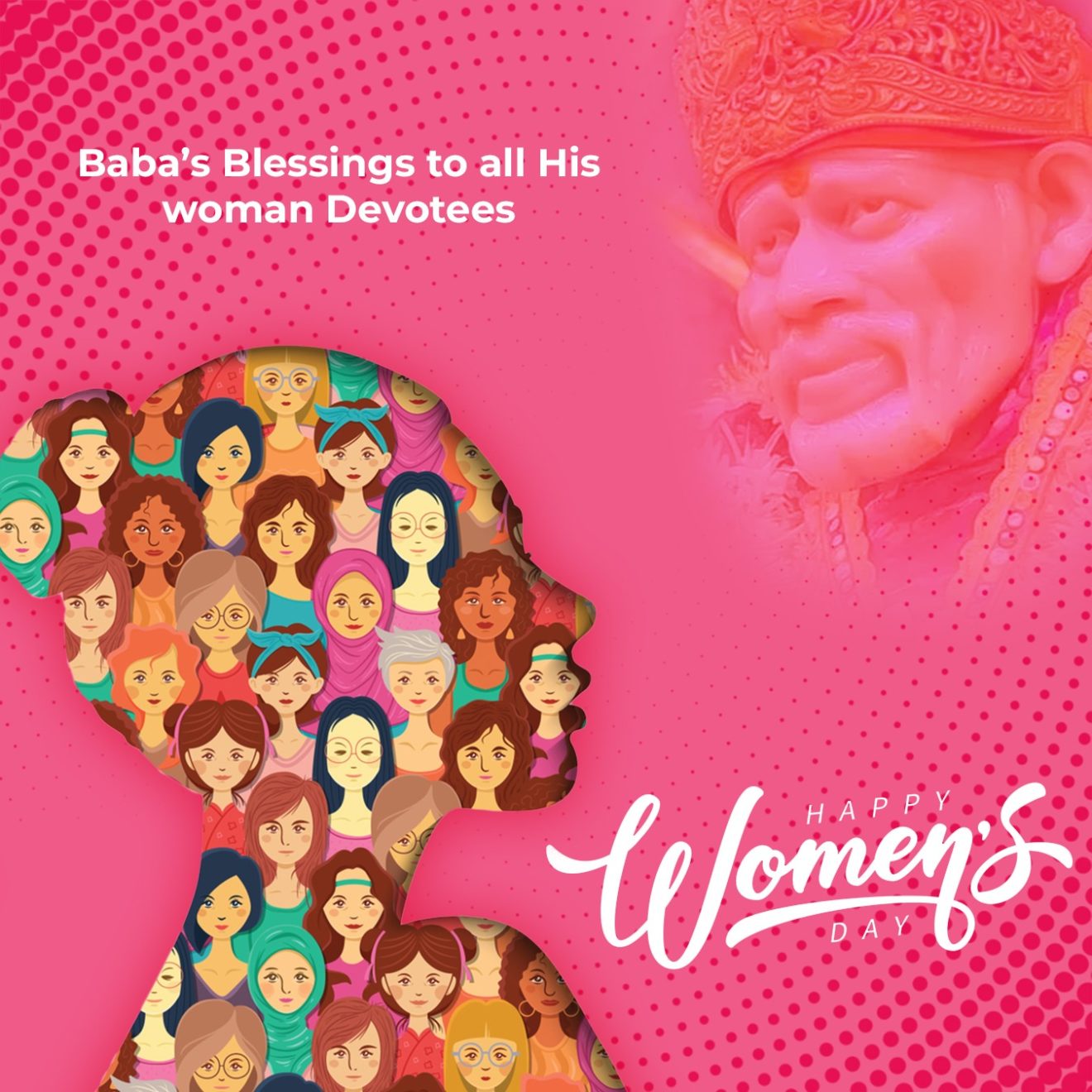 Sai Baba Women's Day Wallpapers